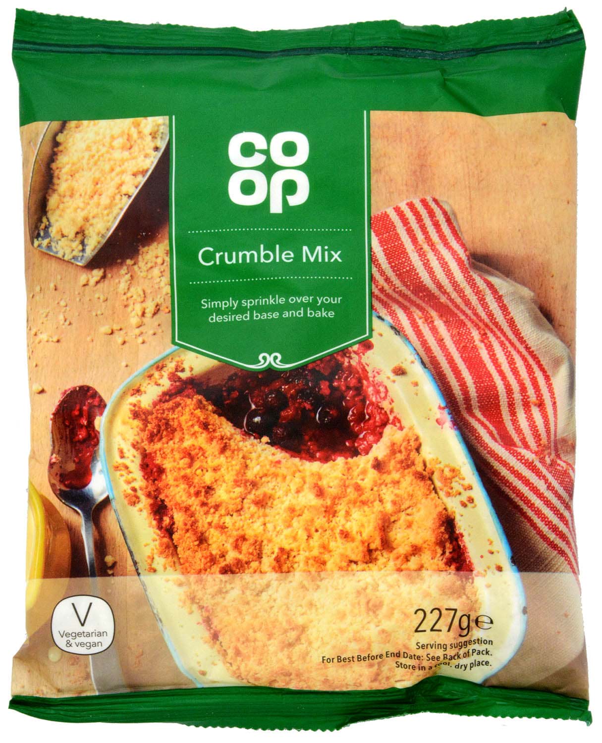 Michelles Specialities. Co-op Crumble Mix 227g