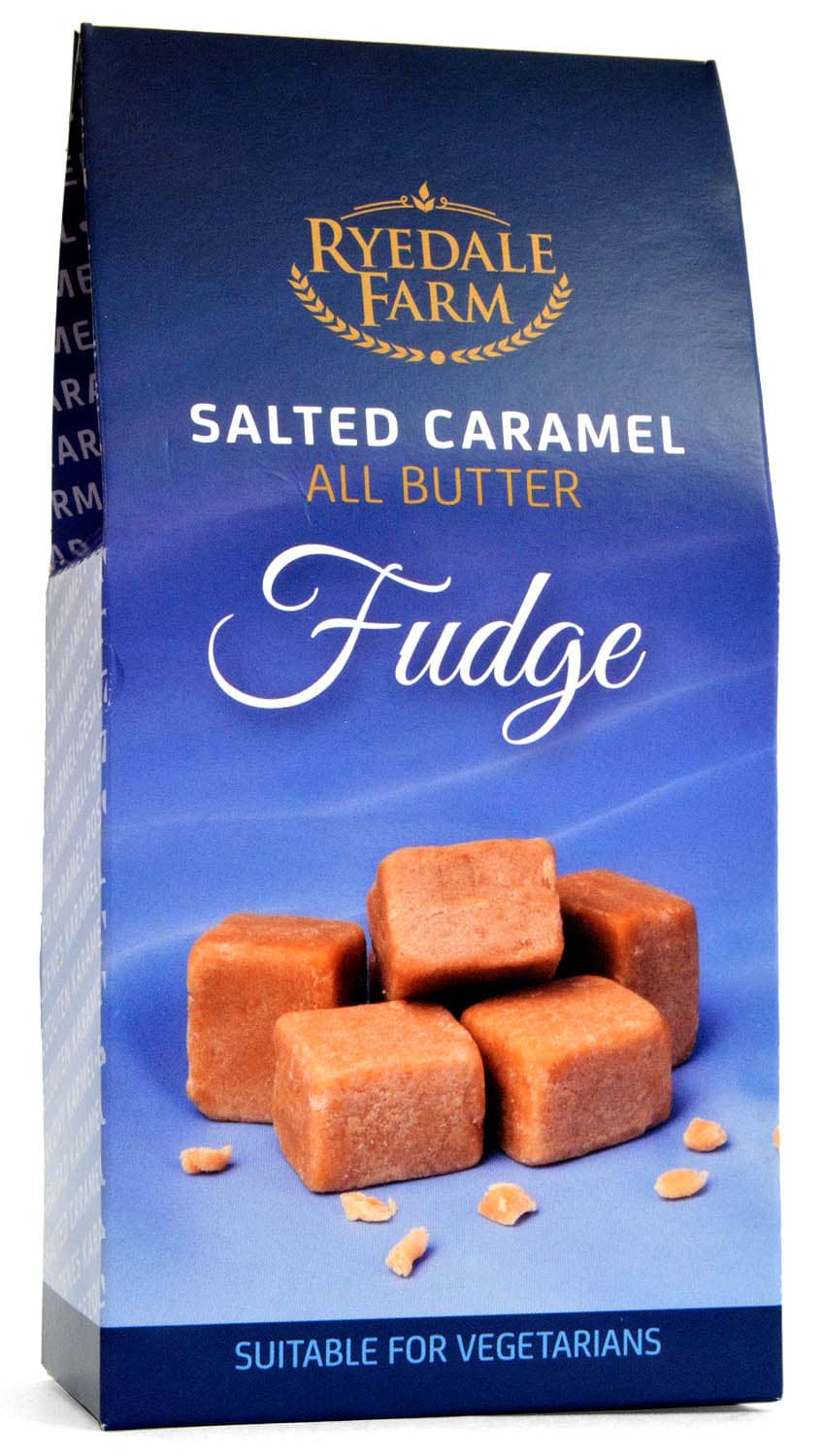 Michelles Specialities. Ryedale Farm Salted Caramel Fudge 130g